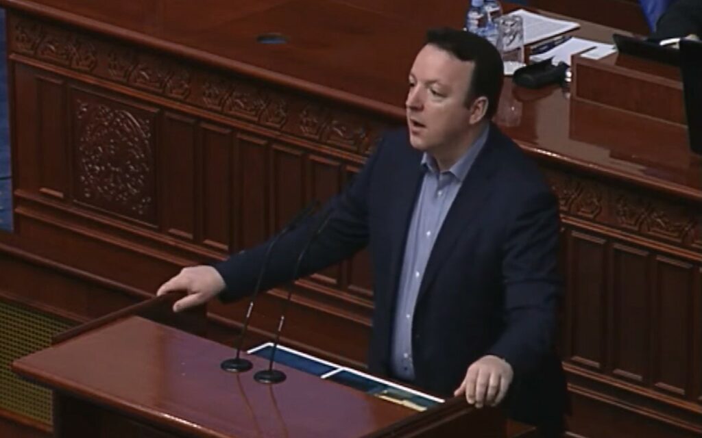 ФОТО Николоски Политичка корупција на дело Фатмир Меџити кандидат за министер за здравство